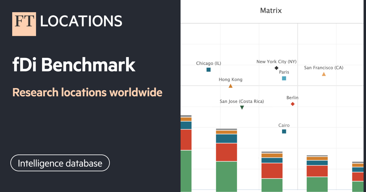 fDi Benchmark: Global investment location analysis tool