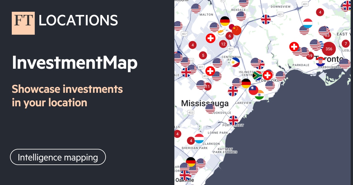InvestmentMap: Showcase investments in your location to the world
