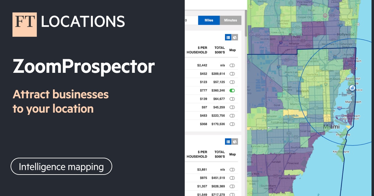 ZoomProspector: Attract businesses to your location
